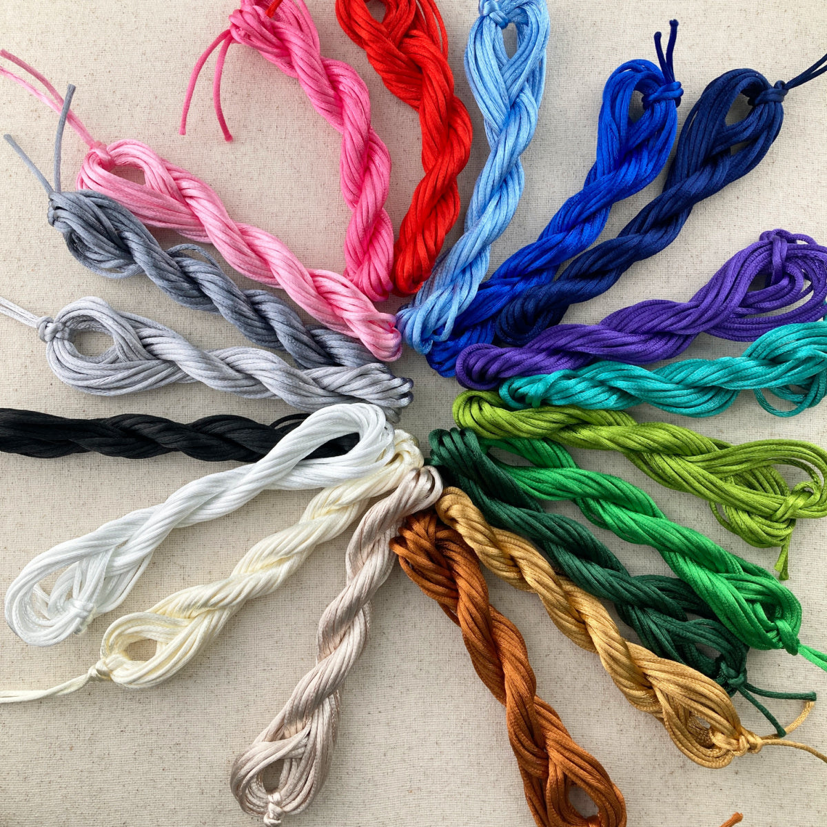 2mm Nylon Rattail (~6yd) – Design & Adorn