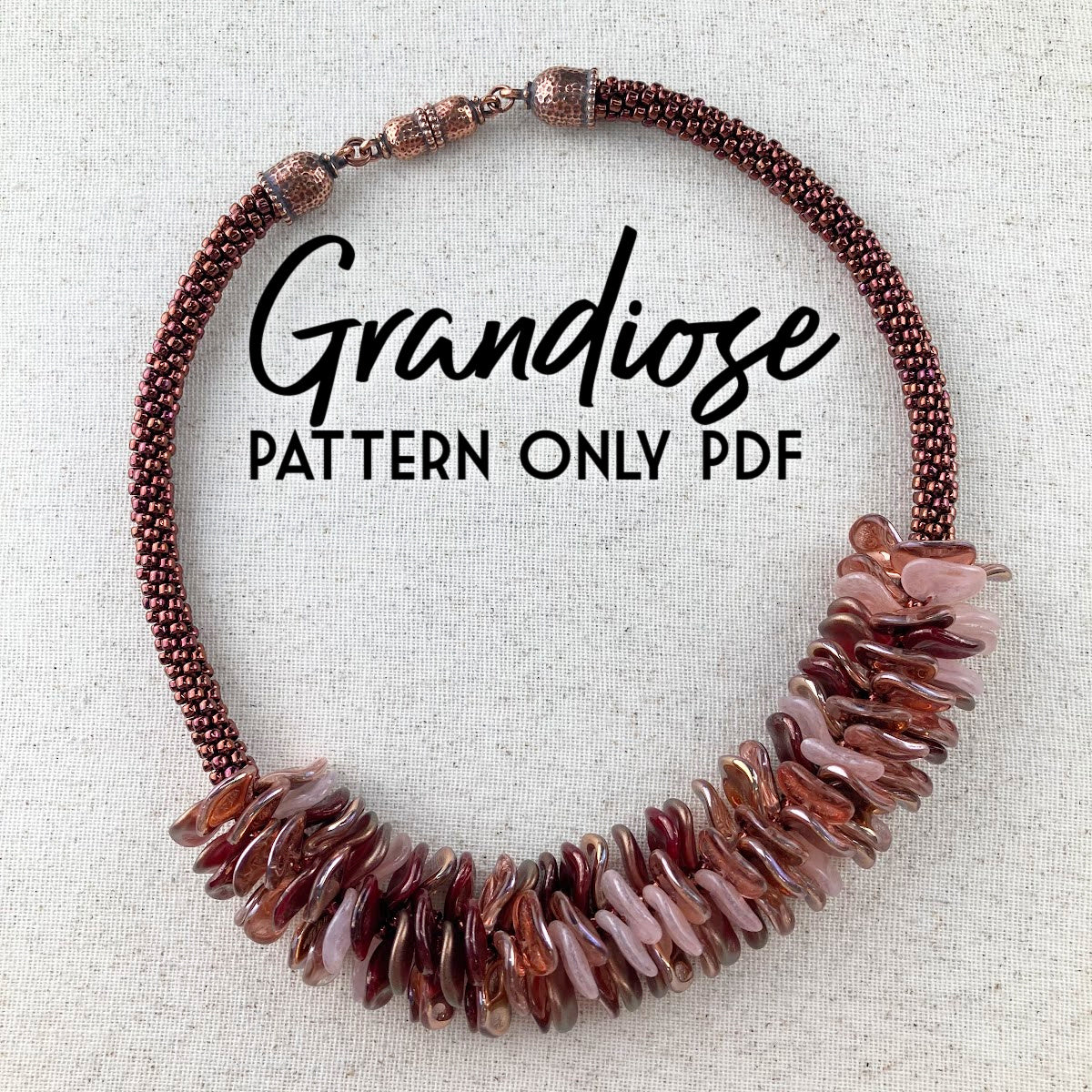 Grandiose Kumihimo Necklace Instructions (PDF) – Design & Adorn