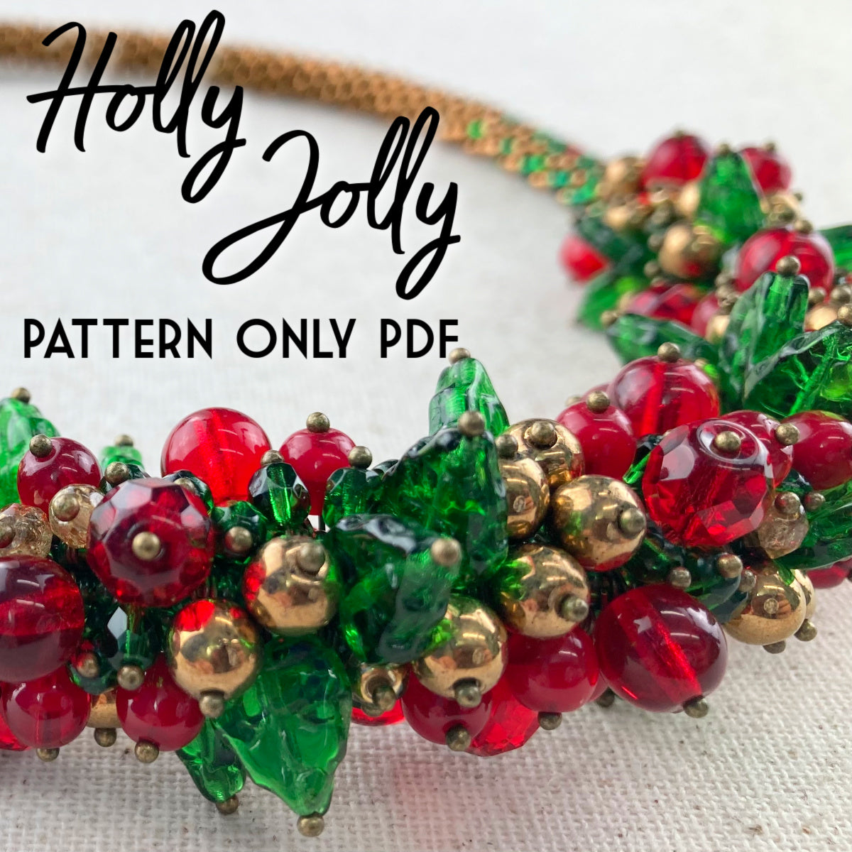 Holly Jolly Kumihimo Necklace Instructions (PDF) – Design & Adorn